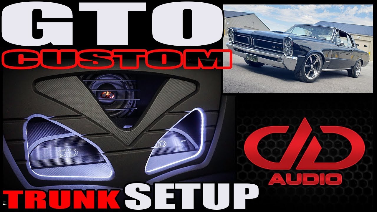 1965 LSX PONTIAC GTO FULL DDAUDIO TRUNK SETUP FULL BUILD VIDEO - PART 1 ...