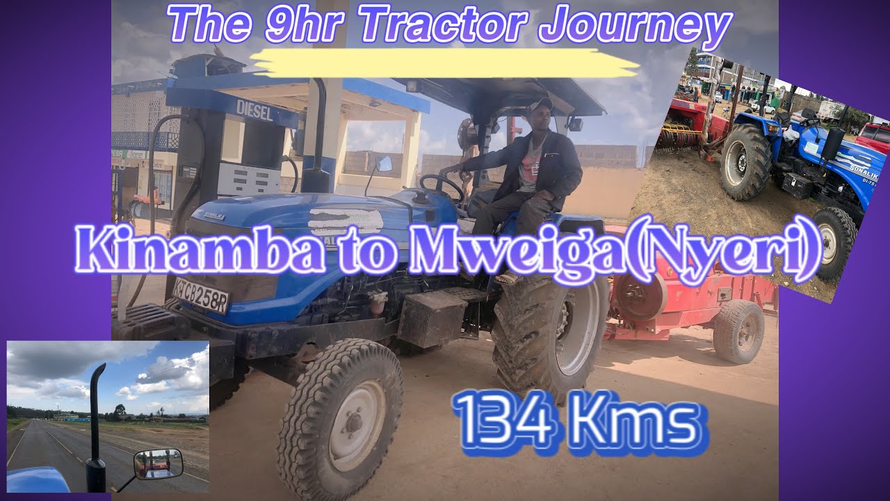 The amazing tractor road trip-Kinamba to Mweiga. - YouTube