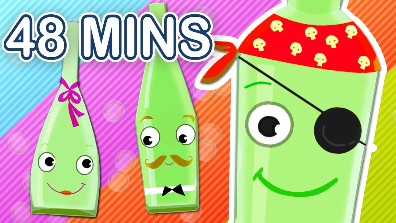 10 GREEN BOTTLES! + More Kids' Songs! Fantastic Nursery Rhymes ...