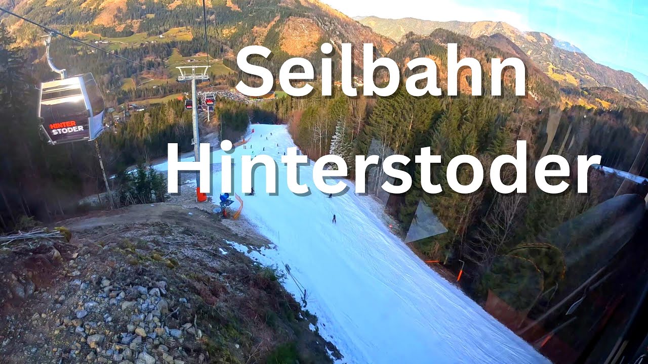 Seilbahnfahrt Hinterstoder - YouTube