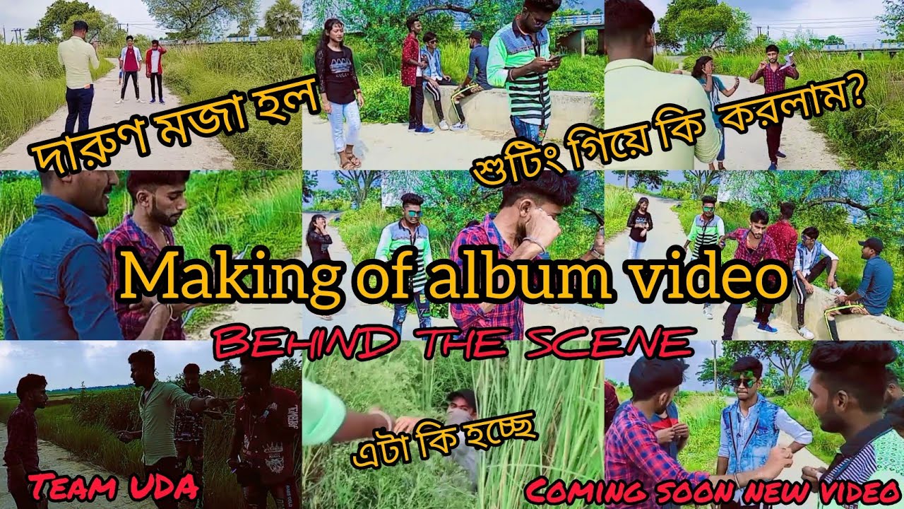 Making of album video//Behind the scene - YouTube