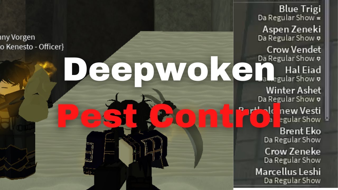 deepwoken pest control 🥱😪 - YouTube