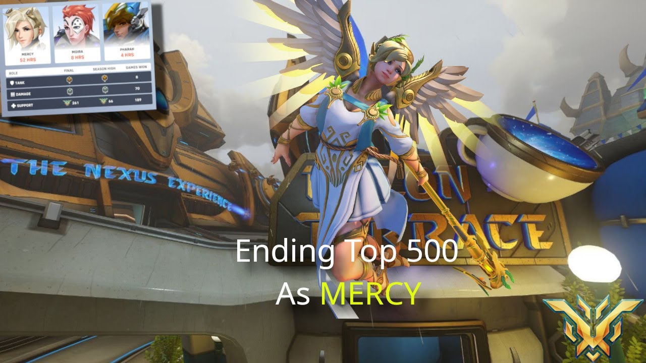 Ending in Top 500! | Overwatch 2 Mercy Gameplay | Mercy changes ...