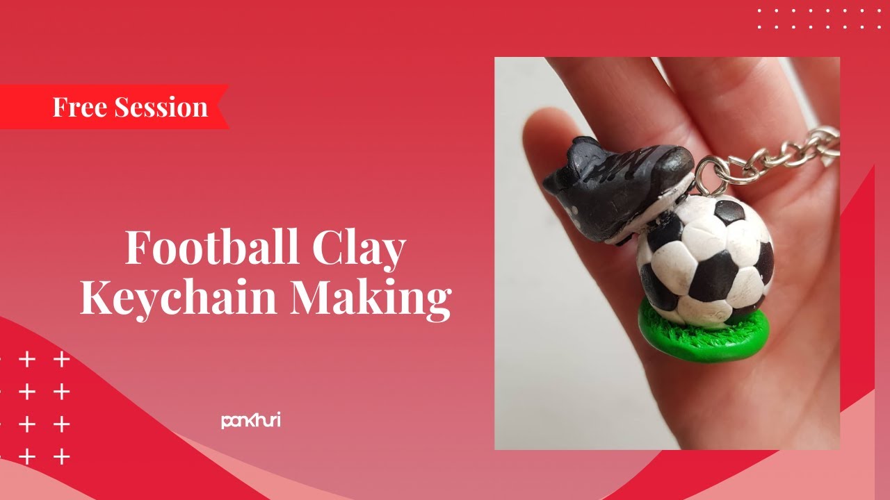 Football Clay Keychain Making | Live Session | Ask Pankhuri - YouTube