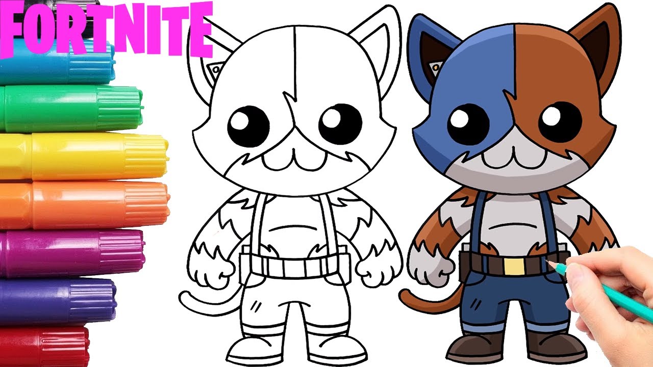 How To Draw Meowscles | NEW “TOP SECRET” Fortnite Season 2 Battle Pass ...