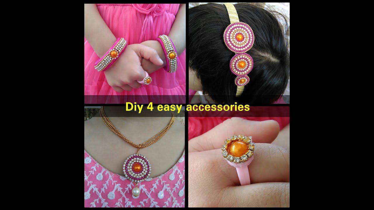 Diy 4 easy and cute accessories / 4 Easy accessories for baby girls ...
