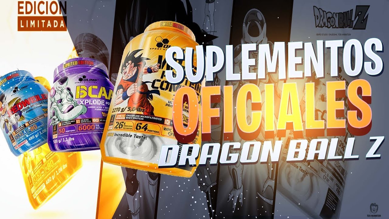 ¡PONTE TAN FUERTE COMO GOKU! SUPLEMENTOS OFICIALES DE DRAGON BALL Z Y ...