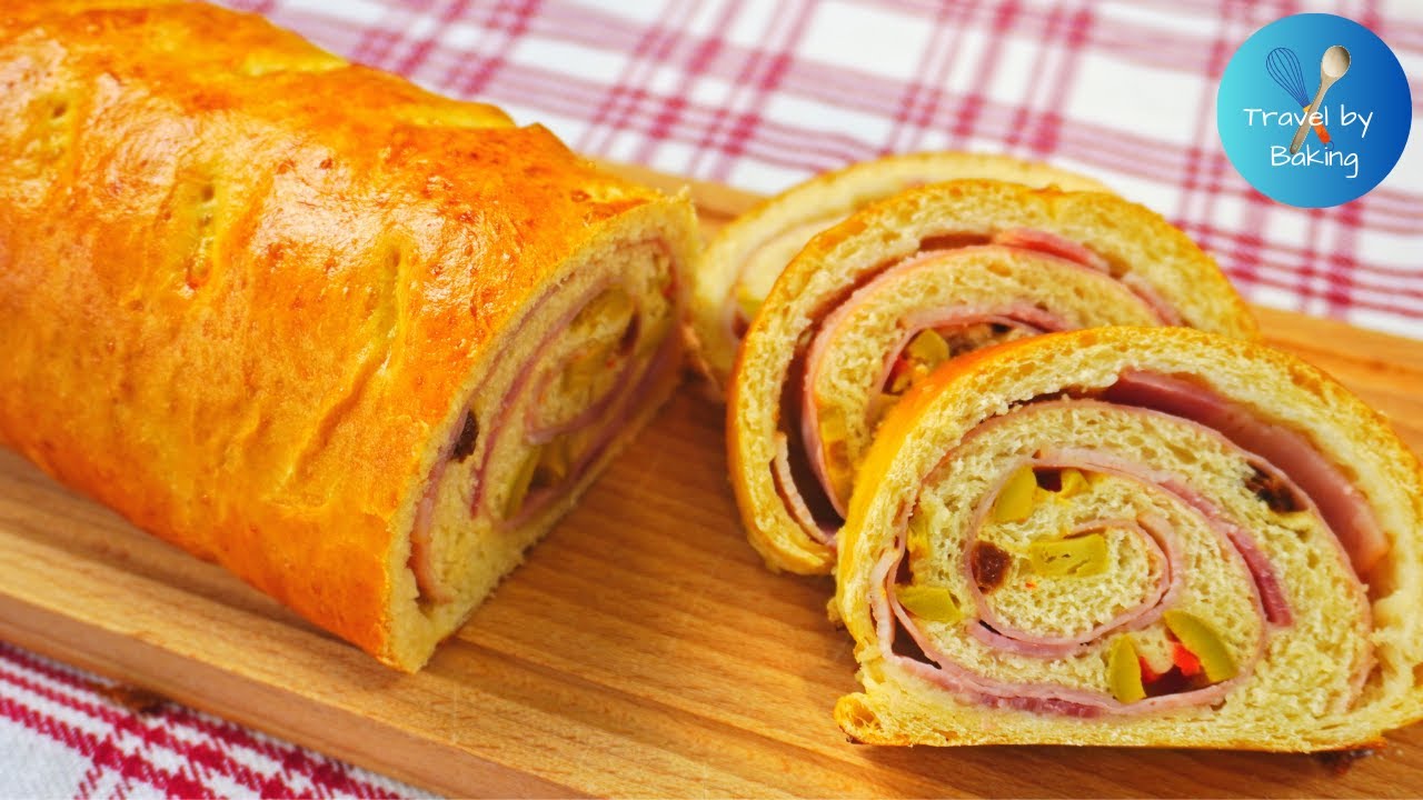 How to make Pan de jamon (Venezuelan Christmas ham bread) - YouTube