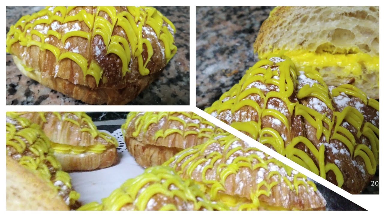 croissant citron 🍋🍋🍋 - YouTube