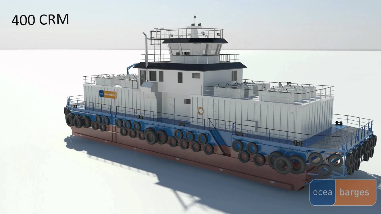 Ocea 400 CRM barge/ flåte - YouTube