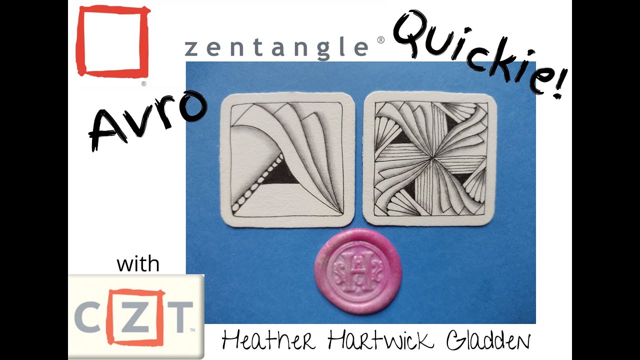 Avro | Zentangle® Quickie - YouTube