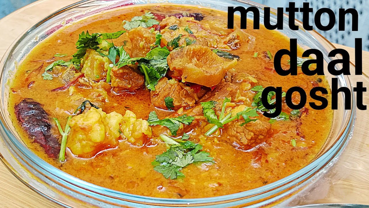 mutton daal gosht recipe. delicious recipe by #easyfoodsana - YouTube