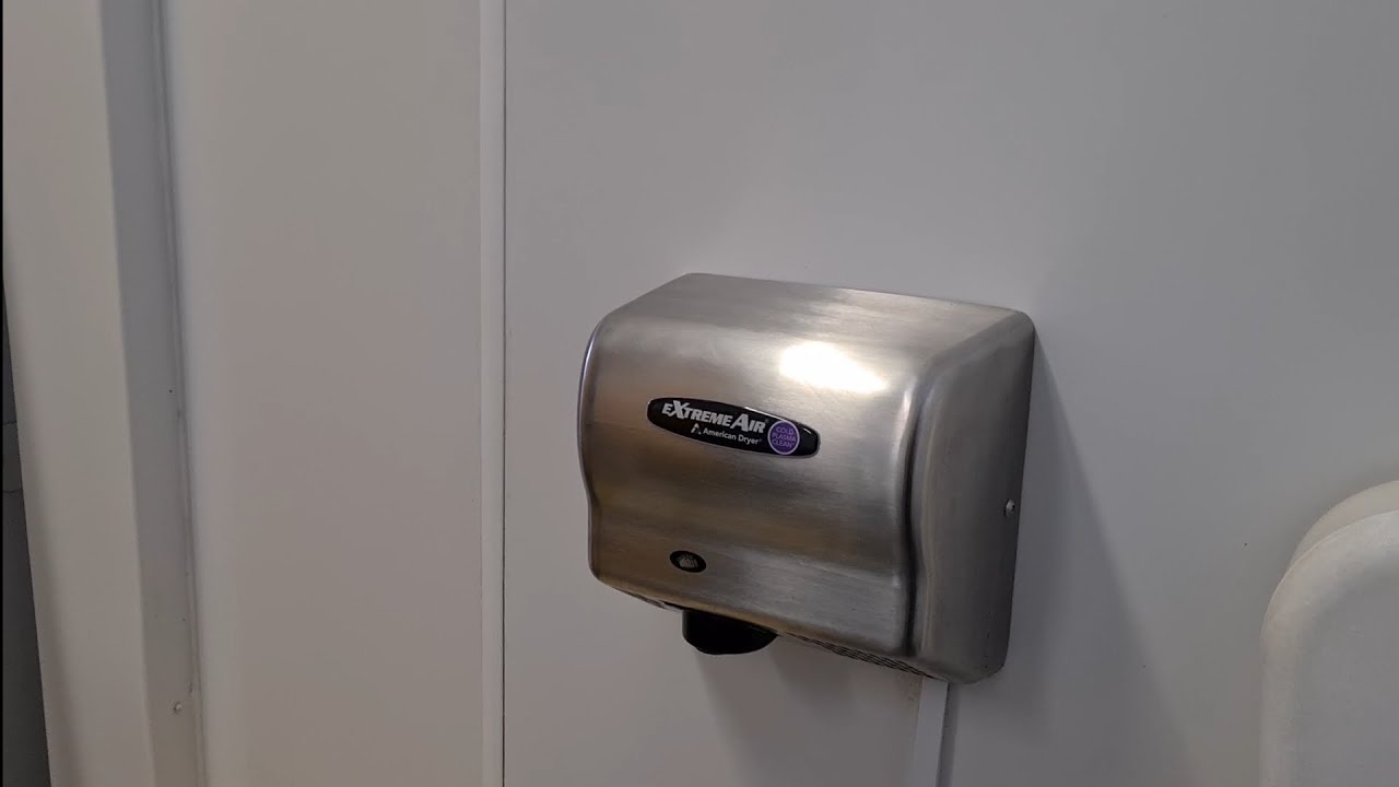 American Dryer Extreme Air Hand Dryer At WWT Slimbridge - YouTube