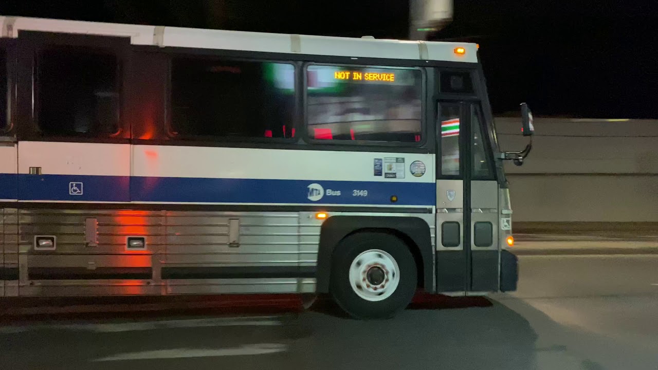 MTA Bus Company 2005-07 MCI D4500CL Commuter Coach 3149 - YouTube
