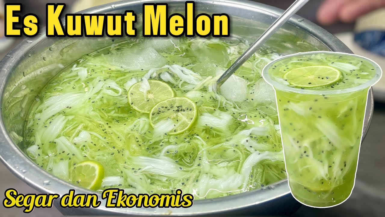 Modal Rp.3500 Pergelas Puas banget sama hasilnya‼️ Es Kuwut Melon untuk ...