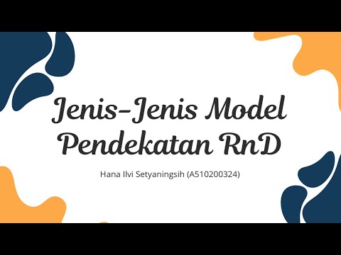Jenis-Jenis Model Pendekatan RnD (Tugas Penelitian Pendidikan) - YouTube
