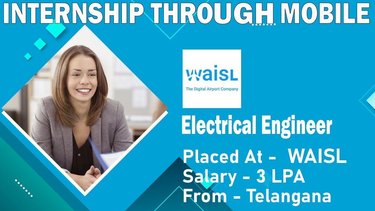 Electrical Engineer -Shrisha - Selected in WAISL Ltd as Technical Engineer With 3 LPA CTC - YouTube