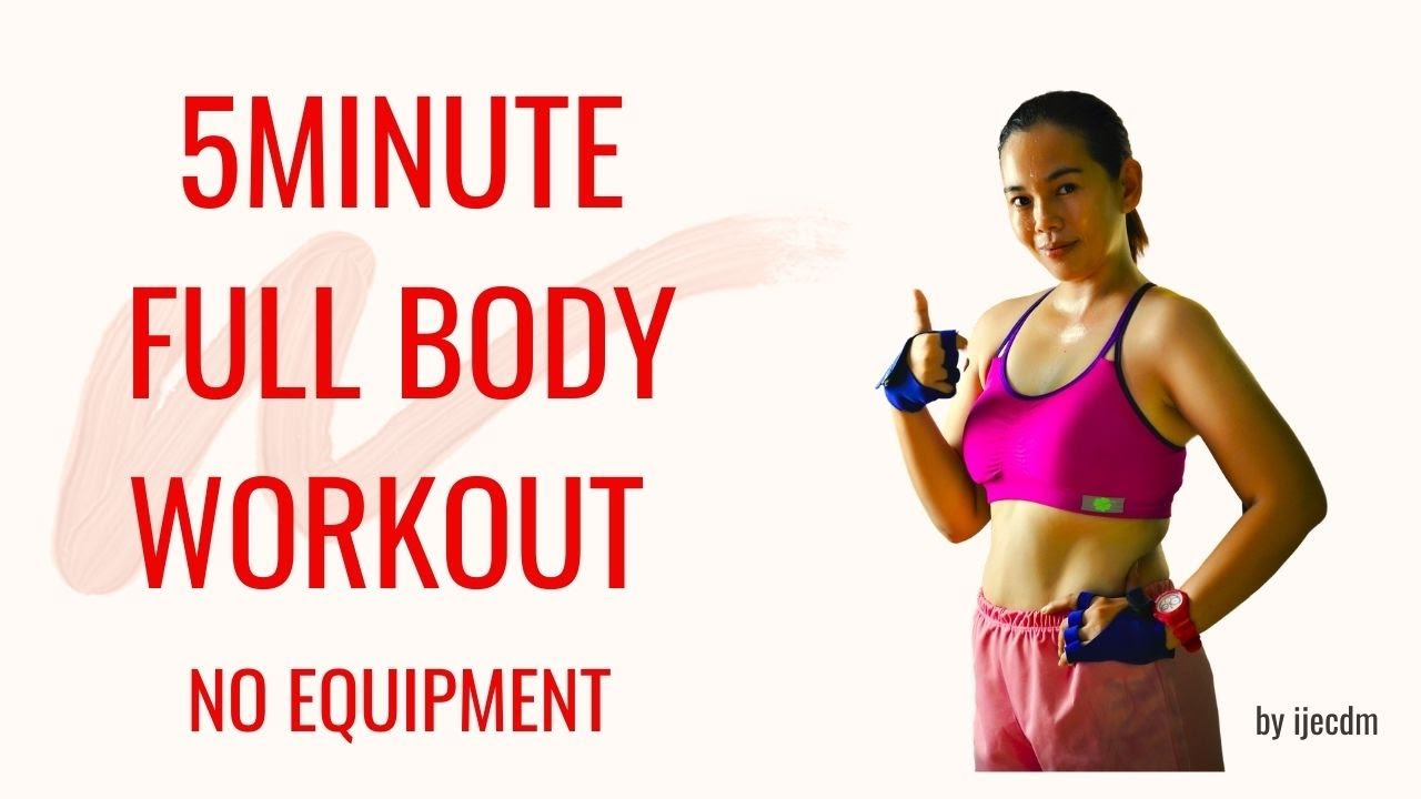 5 MIN FULL BODY WORKOUT | No Equipment - YouTube