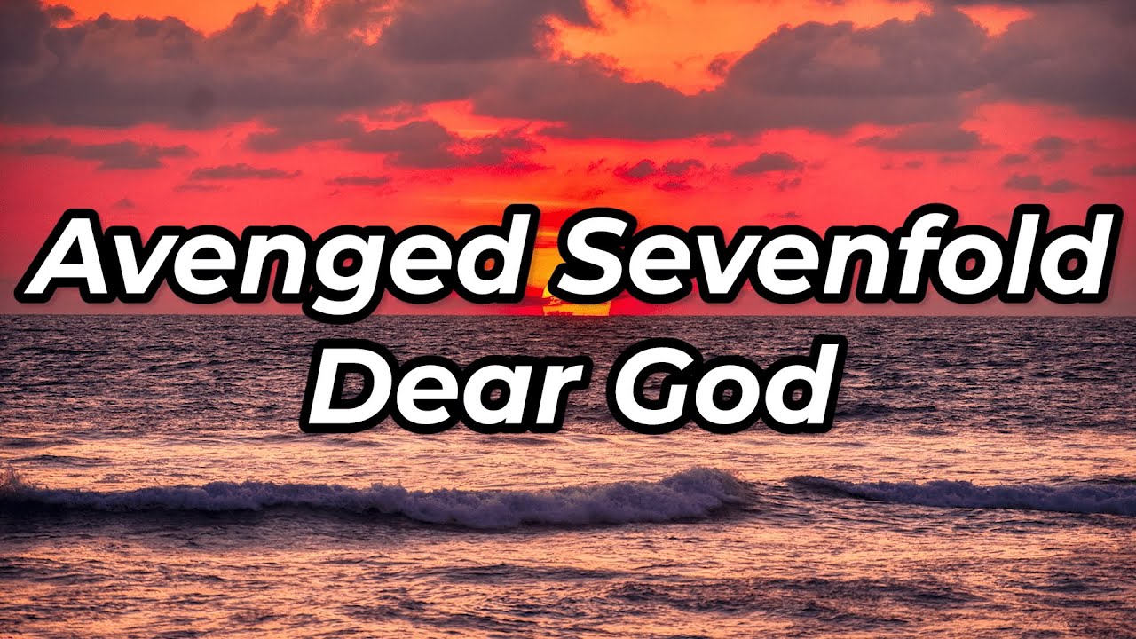 Avenged Sevenfold - Dear God (Guitar Acoustic Cover + Lyrics) - YouTube