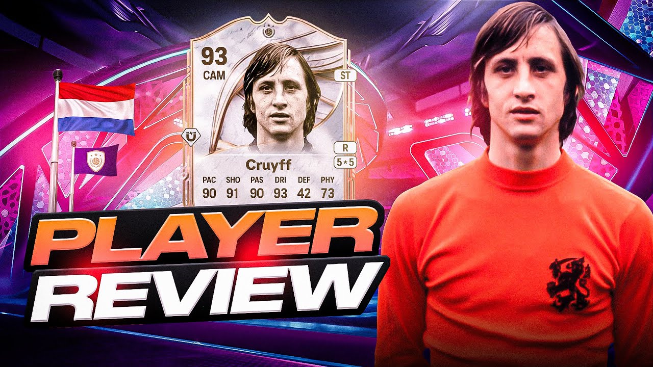 93 ICON CRUYFF PLAYER REVIEW - EA FC 26 ULTIMATE TEAM - YouTube