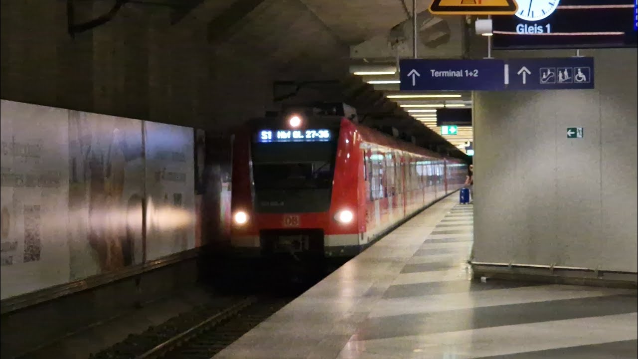 S-Bahn München | Mitfahrt in der S8 von Flughafen München Airport bis ...