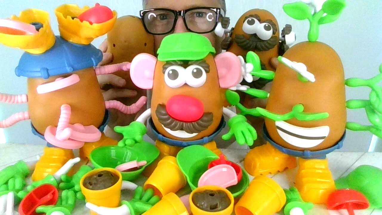 Mr Mix & Mashed Potato Head Goes Green Party - YouTube