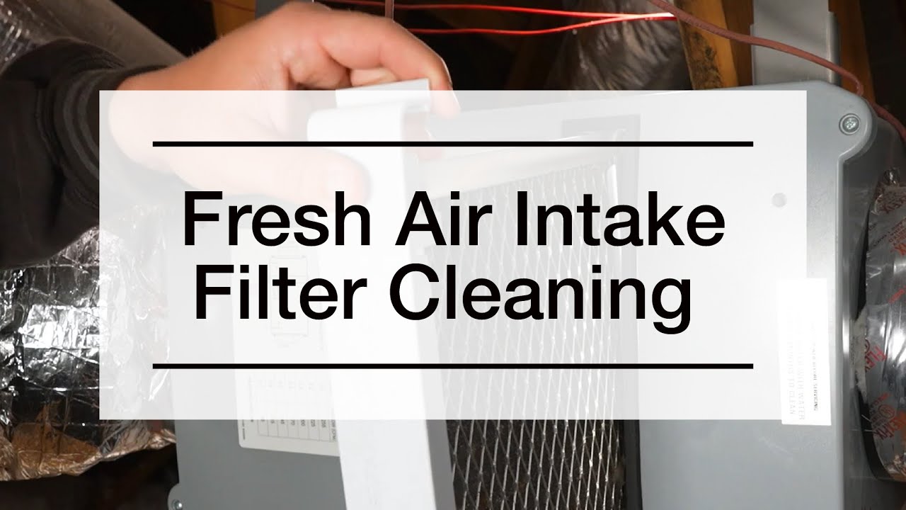 Clean Fresh Air Intake Filter - YouTube