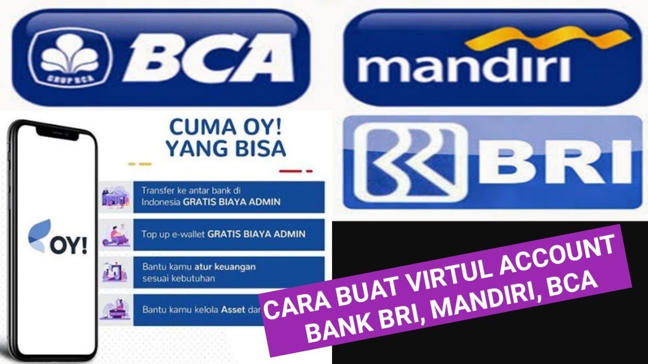 Tutorial cara buat virtual account Bank Bri, Mandiri & Bca Di Aplikasi ...
