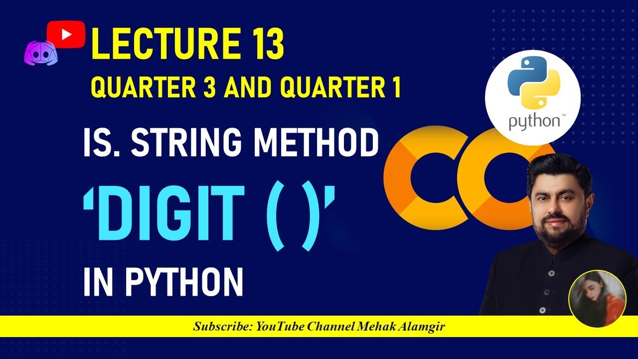 isdigit string in python | isdigit() method | python isdigit - YouTube isdigit string in python | isdigit() method | python isdigit - YouTube