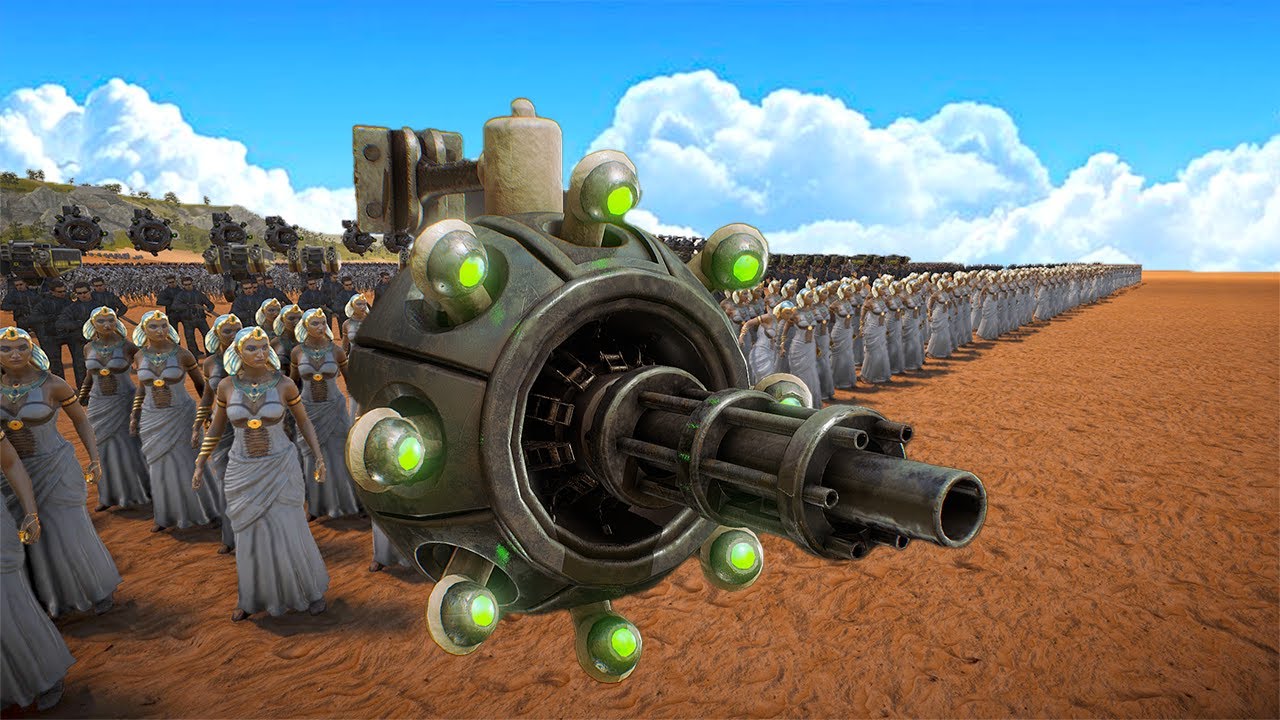 Turret Droid, T45 Shotgun & RAMBO vs 3.5 Million Predator & Ghoul ...