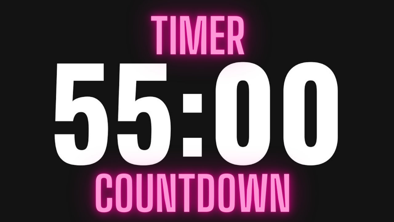 55 Minutes Timer Countdown ULTIMATE Study - 55 phút Đếm Ngược Học Tập ...