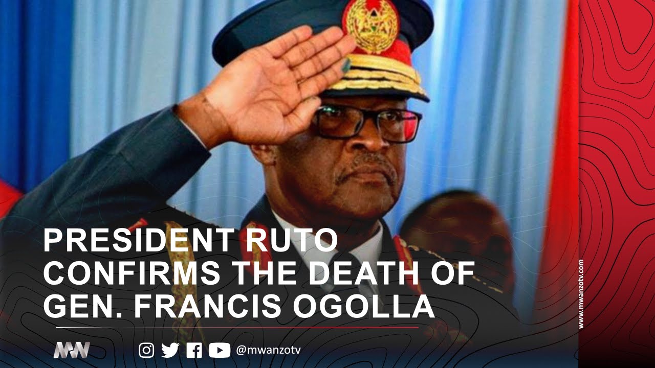 LIVE: PRESIDENT WILLIAM RUTO CONFIRMS THE DEATH OF CHIEF OF DEFENCE ...