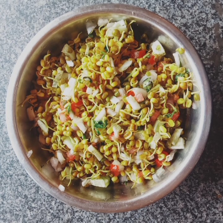 Healthy moong daal sprouts recipe | cooking videos recipes Indian - YouTube