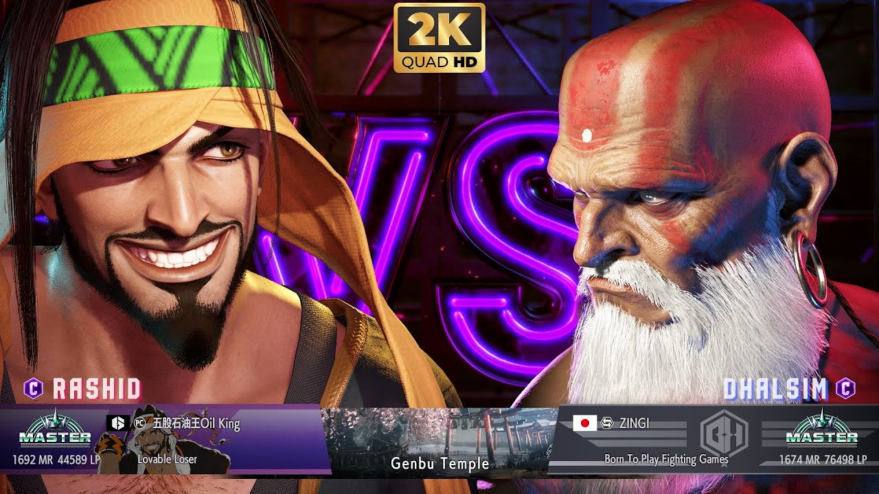 Street Fighter 6 🔥 Oil King Rashid Vs Zingi Dhalsim 🔥 Ranked Match