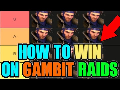 GAMBIT RAID Tier List | USE THEM to WIN Free to Play | ALL 4 Traits ...