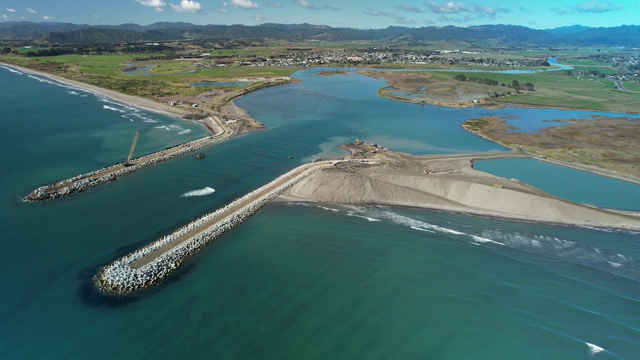 Opotiki Harbor Entrance.....open. - YouTube