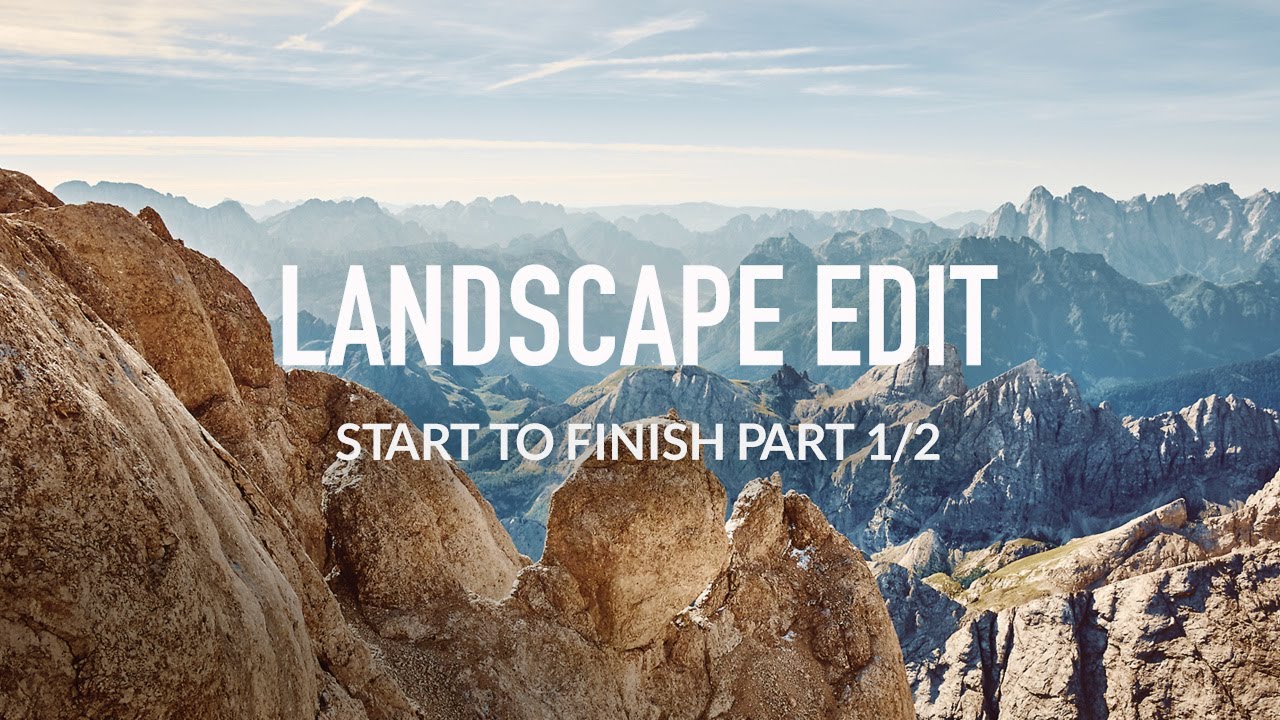 Editing LANDSCAPES in Capture One - Part 1 of 2 - YouTube