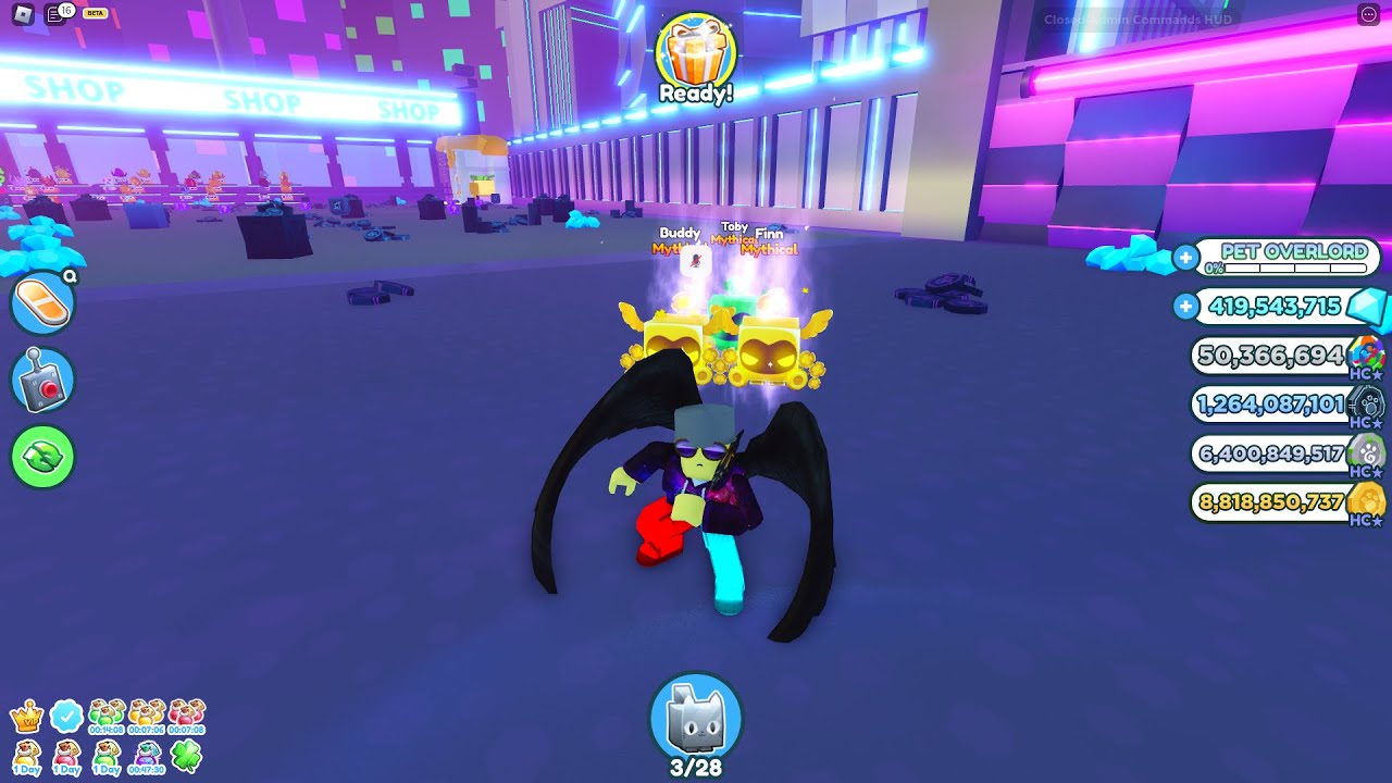 Getting the new Mythical Lucki Dominus in Pet Simulator X - YouTube
