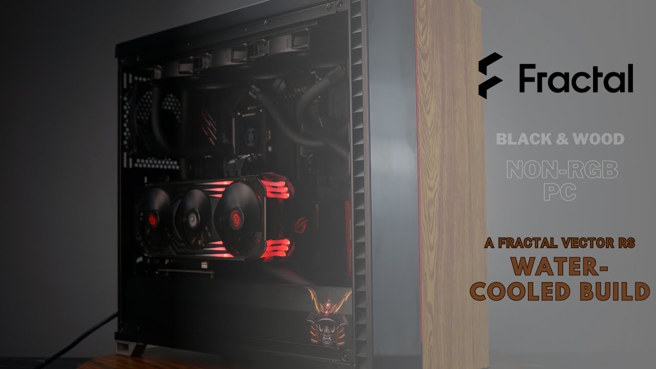 A Non-RGB Black & Wood Design Vector RS PC | Minimal Lights | Water ...