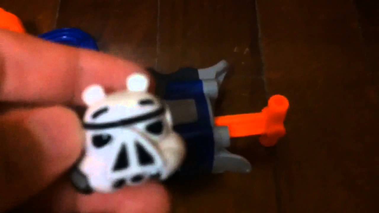 Angry birds Star Wars epic battle! Using nerf gun - YouTube