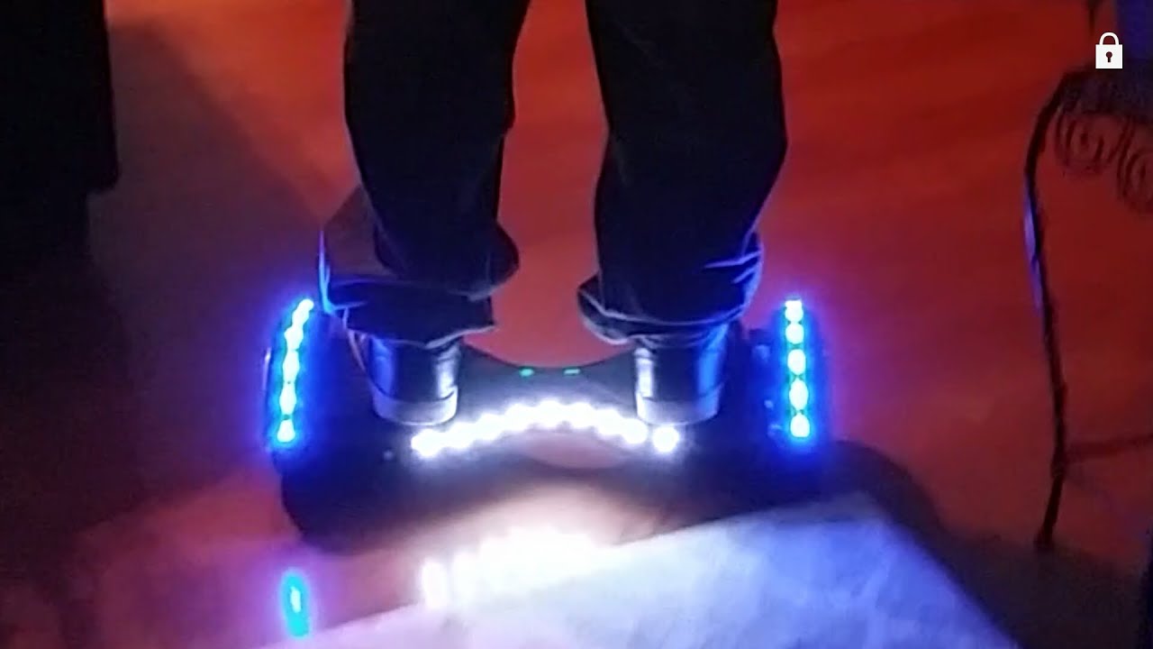 Riding My Custom Hoverboard - YouTube