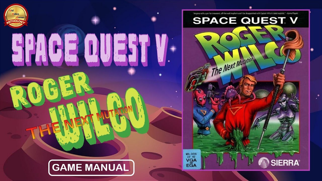 📓 Space Quest V: Roger Wilco The Next Mutation (Game Manual) - YouTube