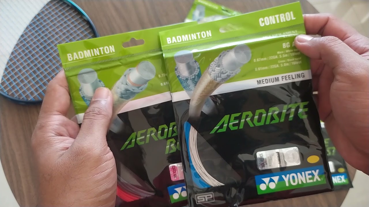 Review senar badminton Aerobite vs aerobite boost, senar hybrid banyak ...