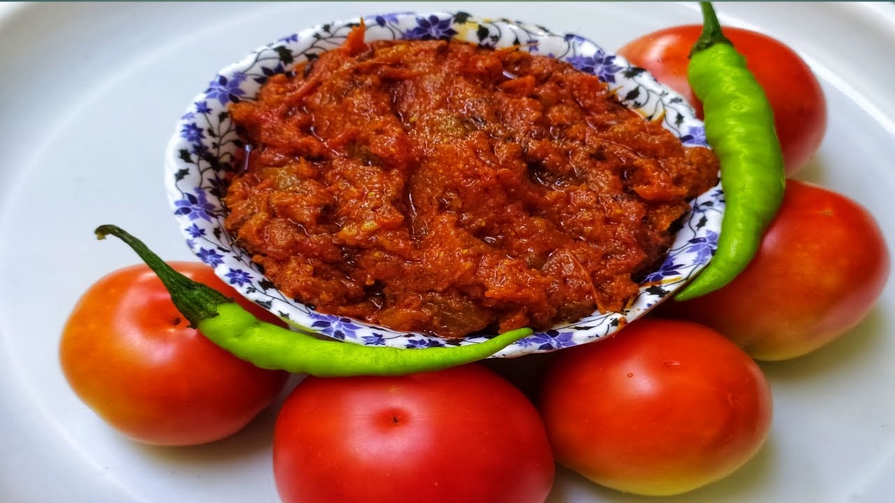 |Tomato Uragaya//Instant Tomato Pickle Recipe|నోట్లో నీళ్లూరించే ఈ ...