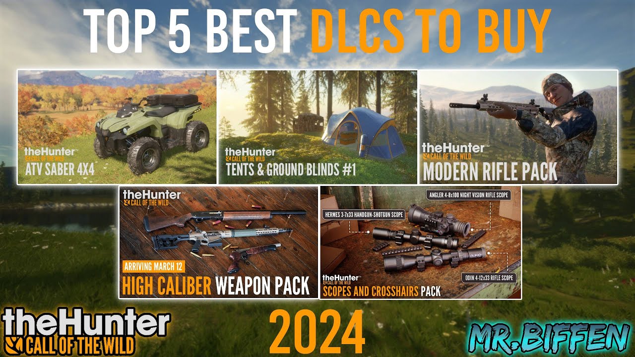 Top 5 Best DLCs To Buy In COTW (2024) | theHunter Call of the Wild - YouTube