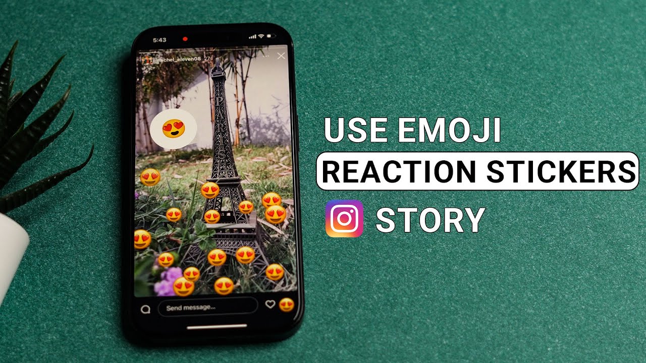 How to Use Emoji Reactions Sticker on Instagram Story? - YouTube