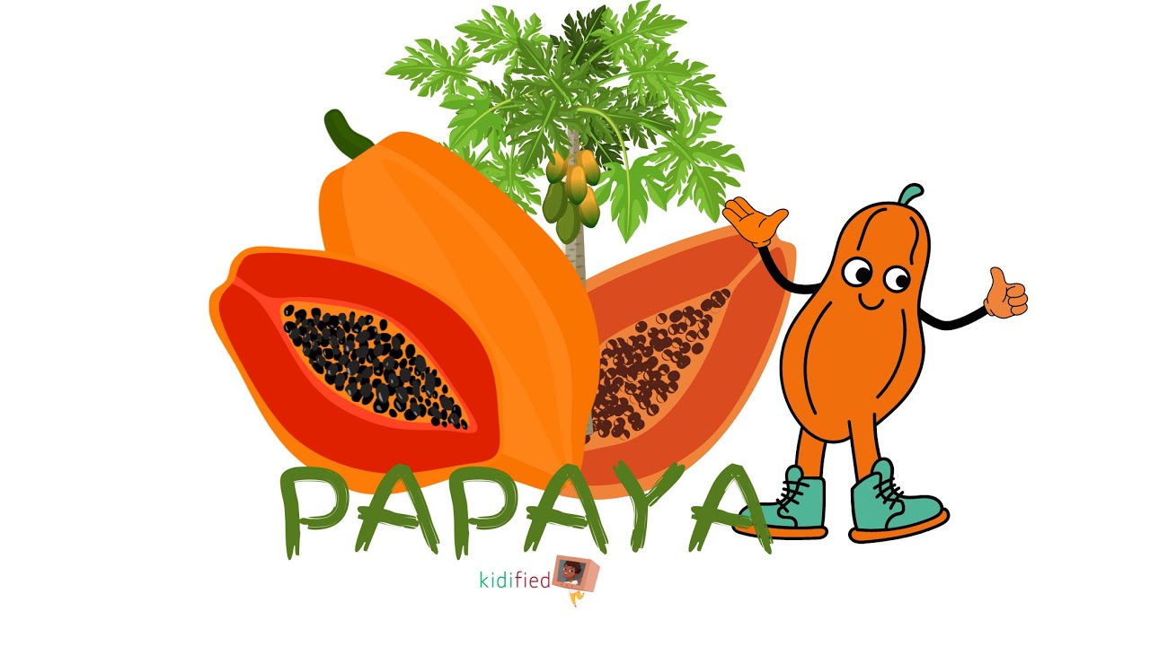 KIDS SONG| PAPAYA SONG| SPELLING| RHYMES. - YouTube
