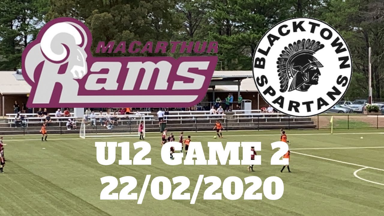22/02/2020 Macarthur Rams FC vs Blacktown Spartans FC (U12 Trial Game 2 ...