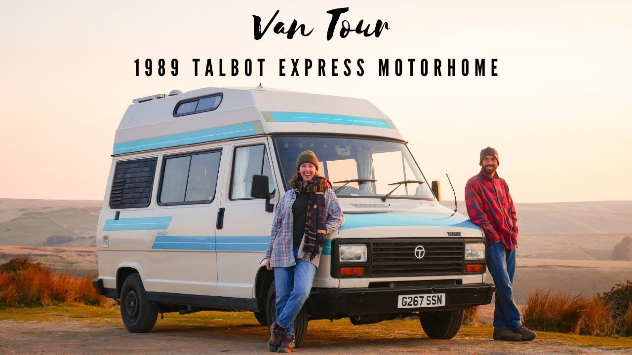 1989 TALBOT EXPRESS MOTORHOME TOUR | This tiny van sleeps 4 people ...