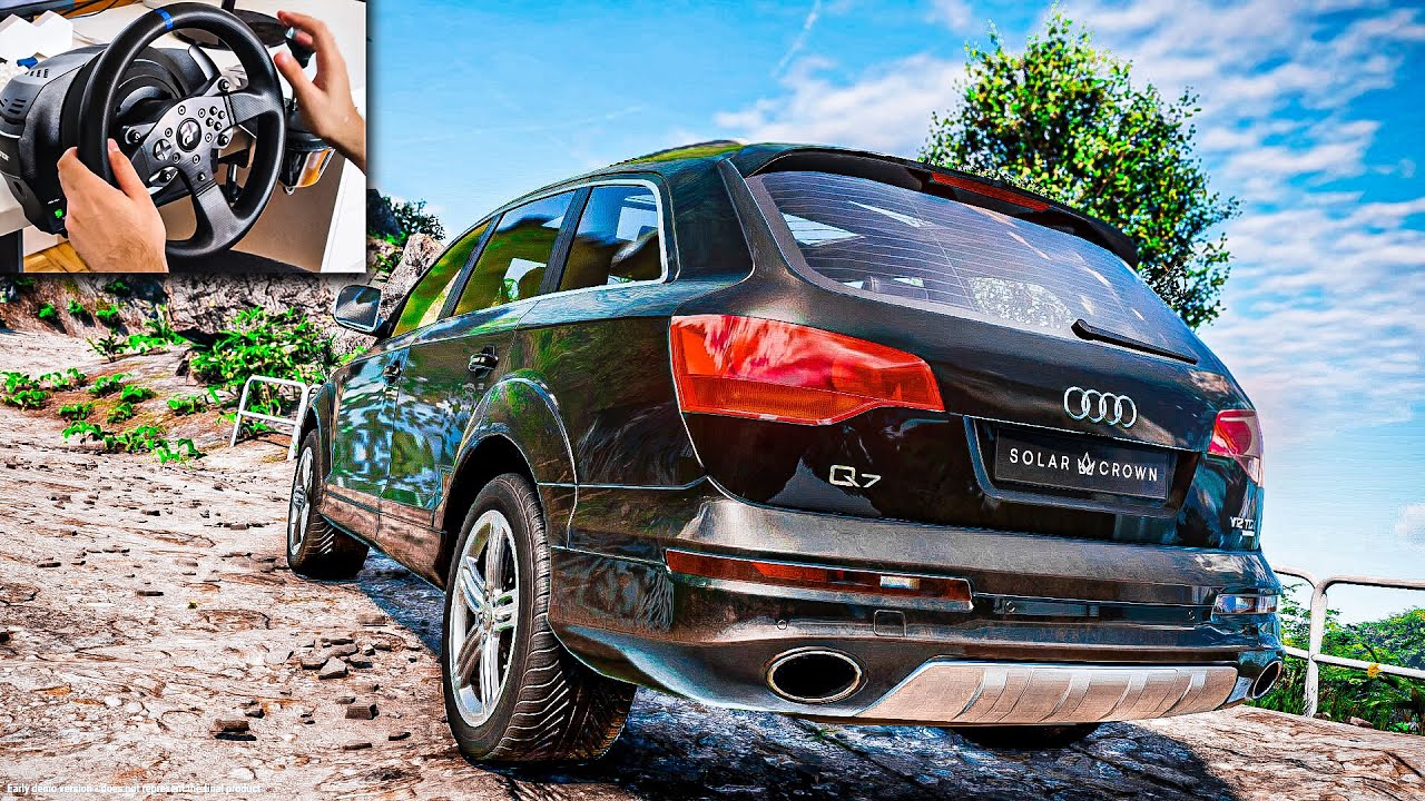 Offroading Audi Q7 - Test Drive Unlimited Solar Crown - Thrustmaster ...